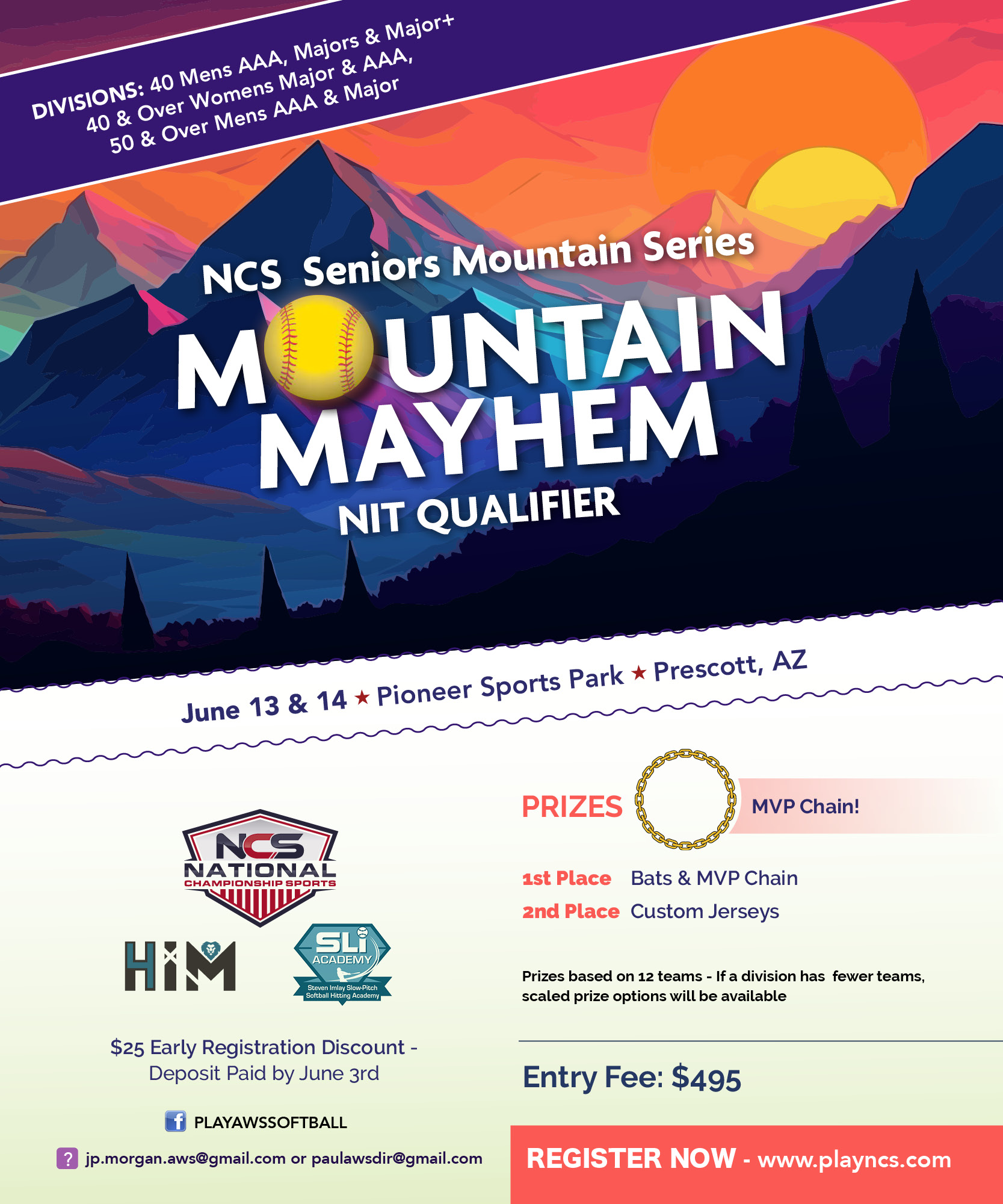 National Championship Sports | Slowpitch | Upcoming Events