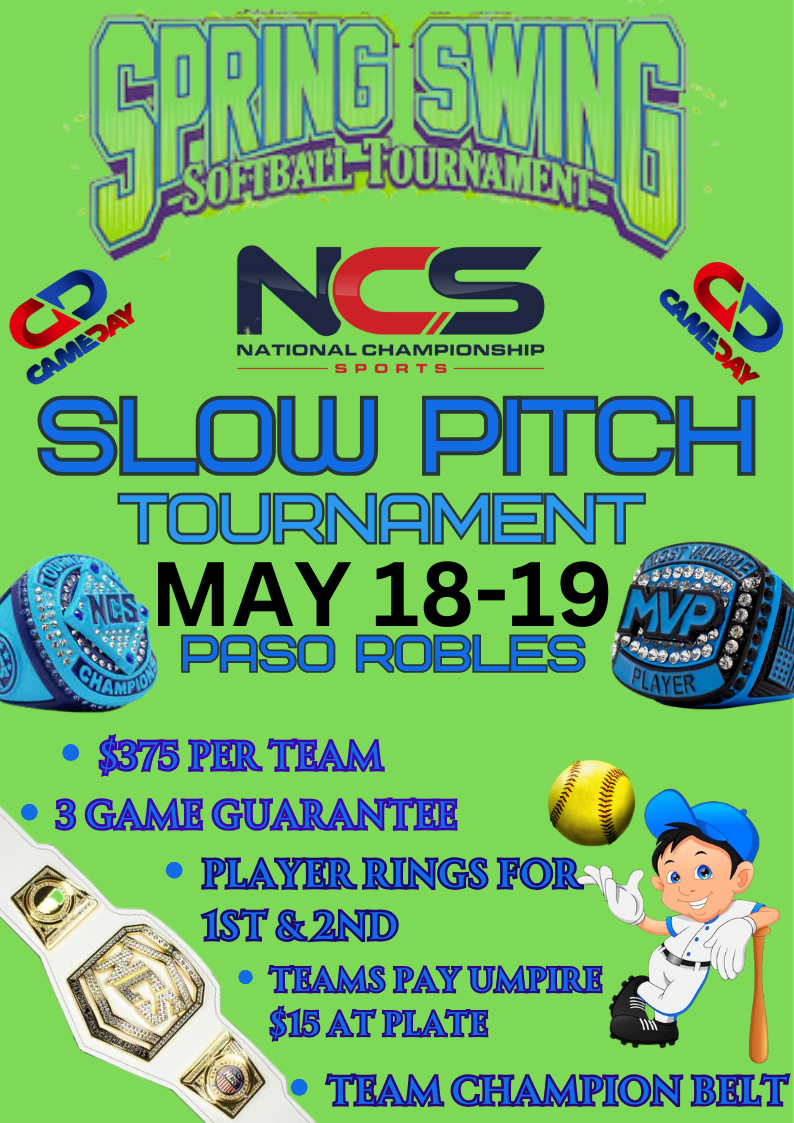 National Championship Sports | Slowpitch | Upcoming Events