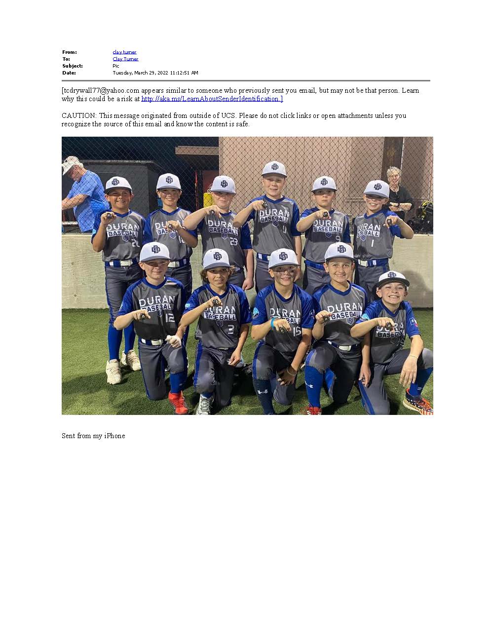National Championship Sports | Baseball | Duran Baseball | 10U D2
