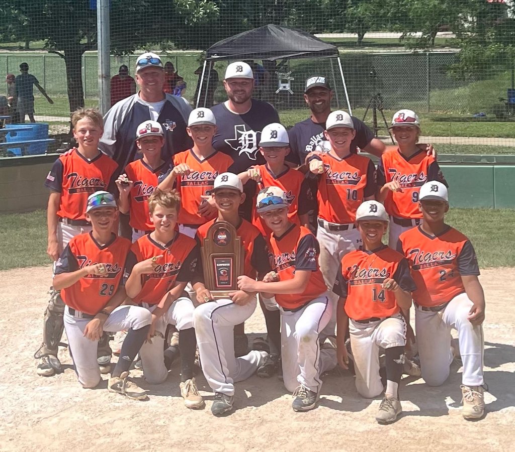 National Championship Sports | Baseball | Dallas Tigers Fischer | 12U D2