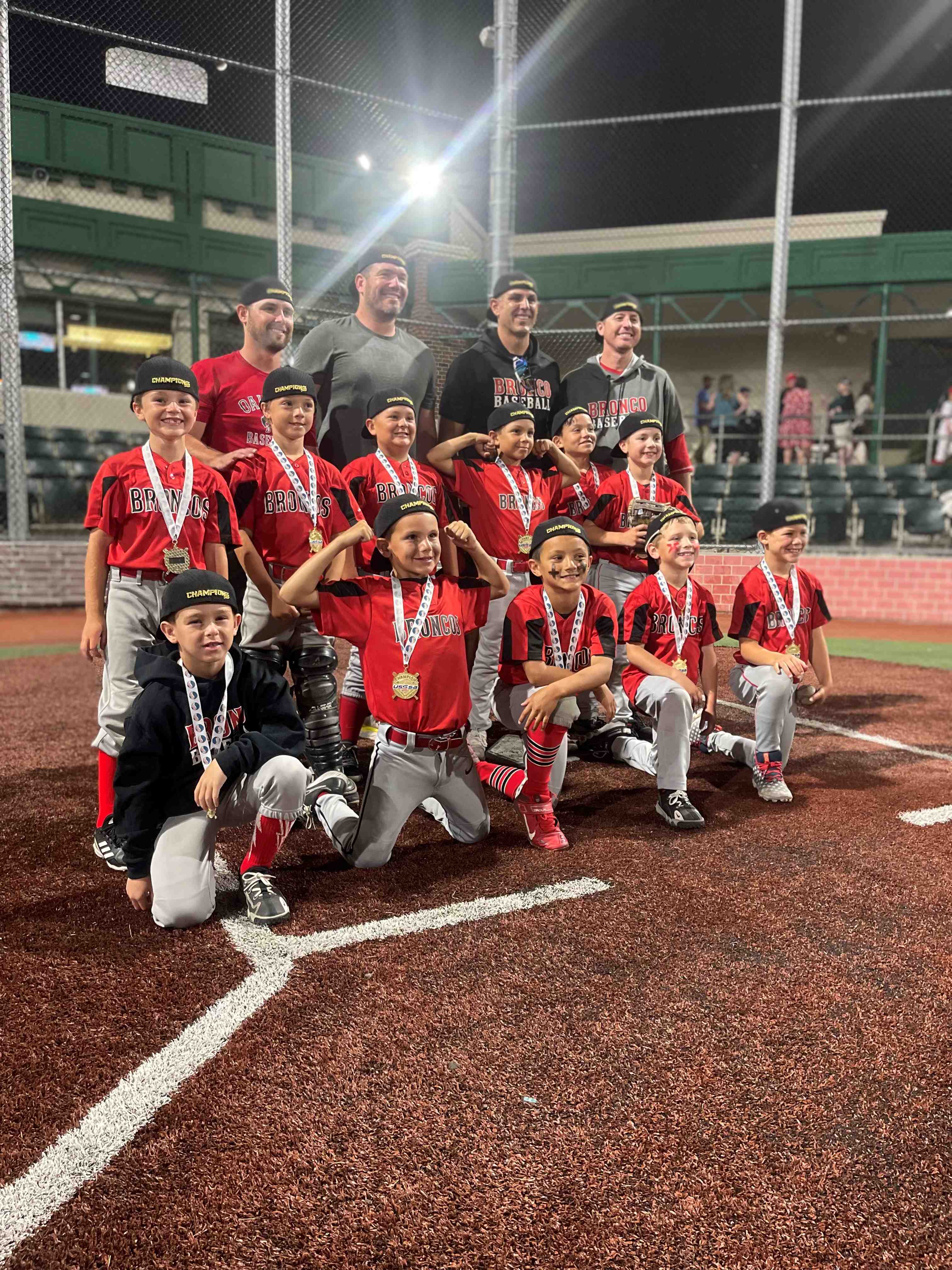 National Championship Sports | Baseball | 8U Oakdale Broncos Red | 8U D3 KP