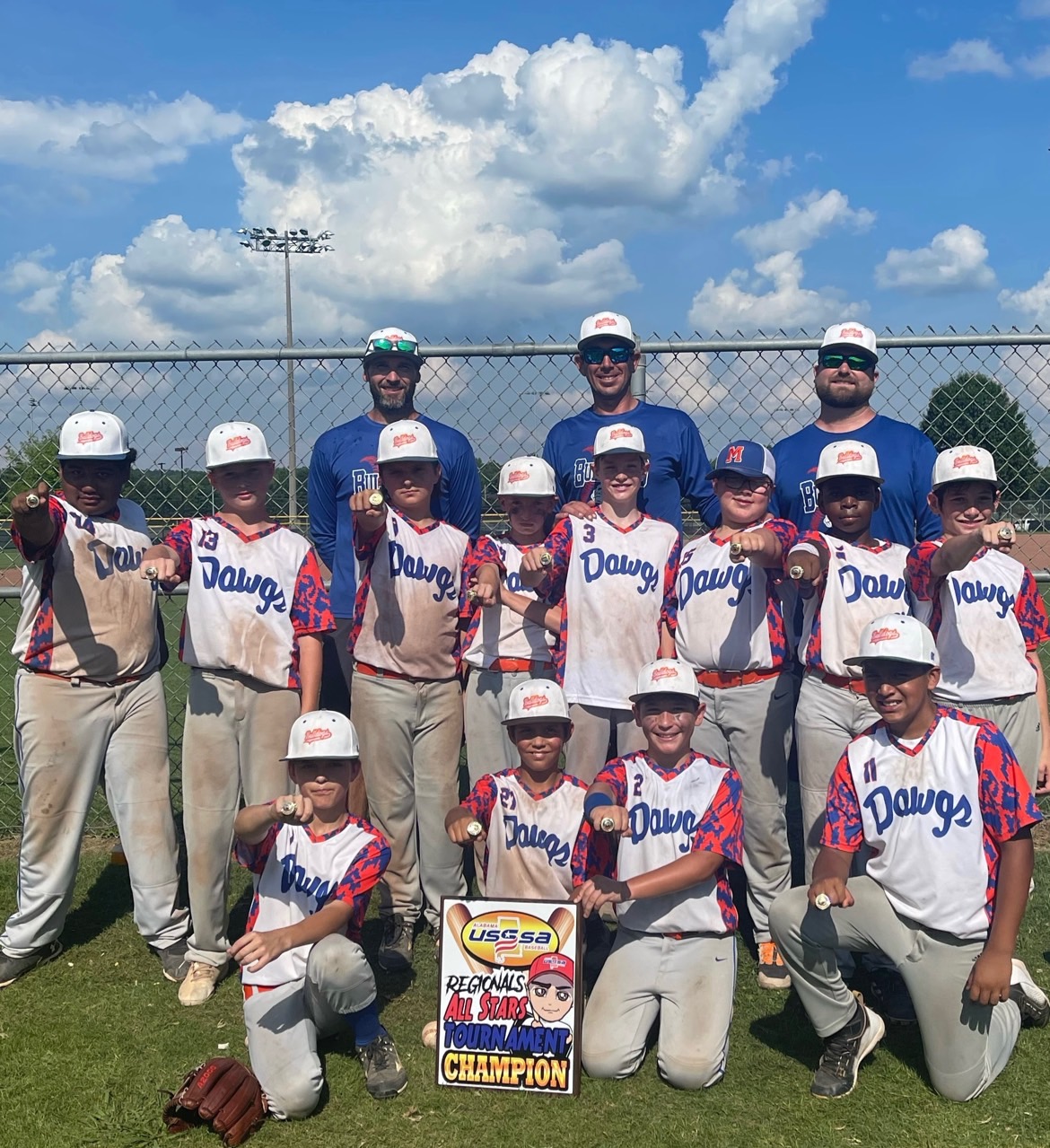 National Championship Sports | Baseball | Montevallo Dawgs | 12U D3