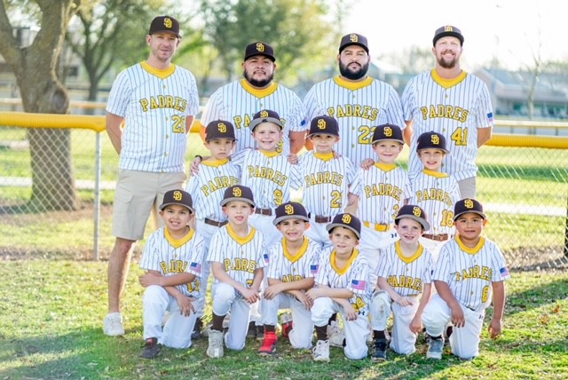 National Championship Sports | Baseball | Padres | 7U REC CP