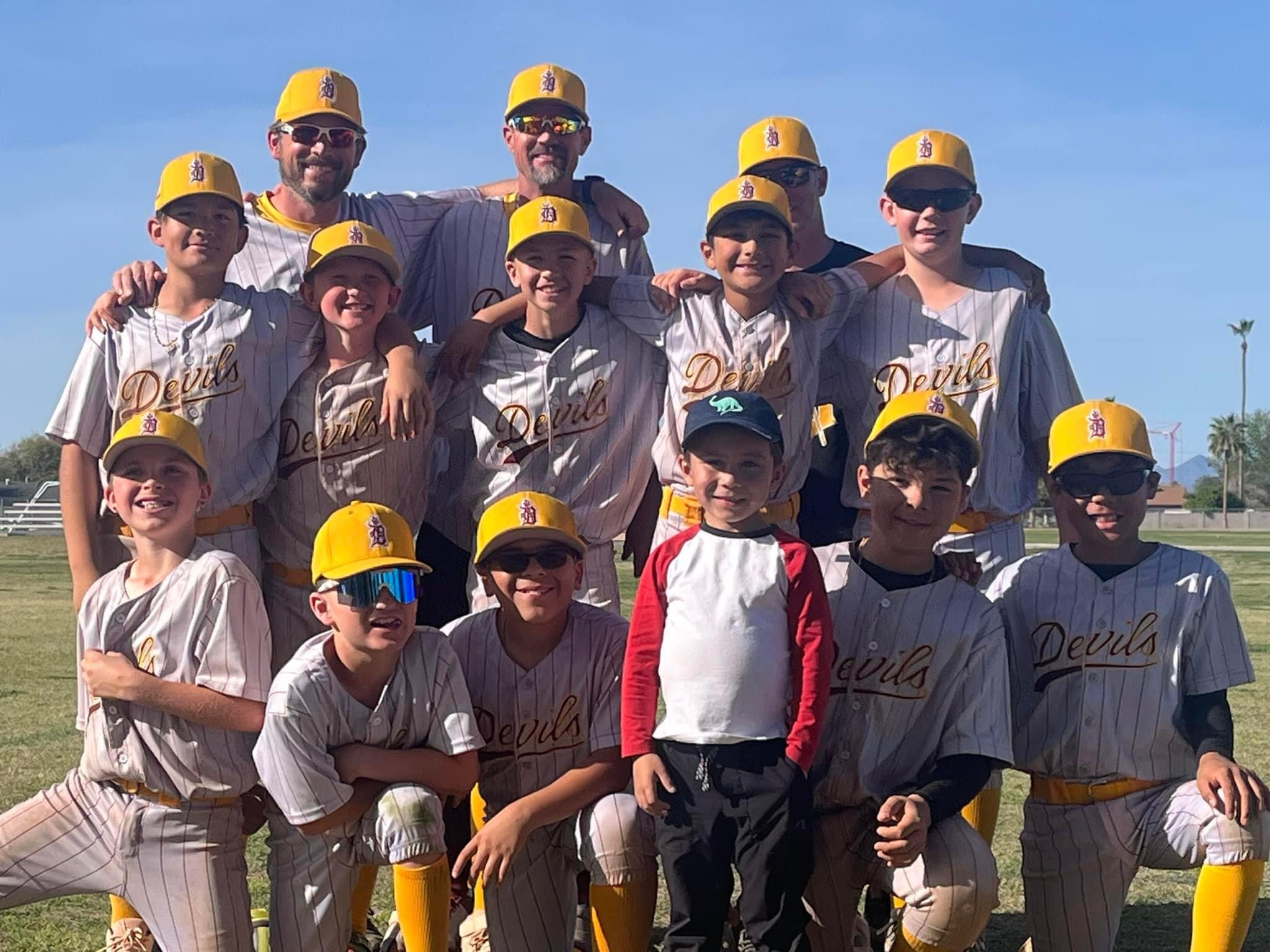 National Championship Sports | Baseball | Arizona Dust Devils (GOLD ...