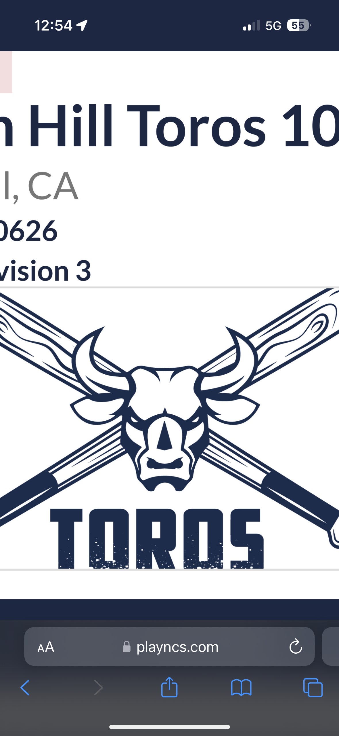 National Championship Sports | Baseball | Morgan Hill Toros 11U | 11U D2