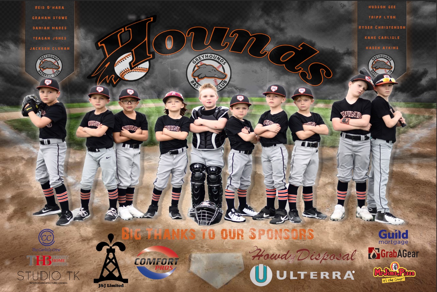 National Championship Sports | Baseball | Greyhound Baseball Club (Hounds) | 7U D2 KP